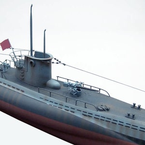 Papercraft Kit VII-A U-boat Submarine 3d Paper Model Crafting Kit PDF ...