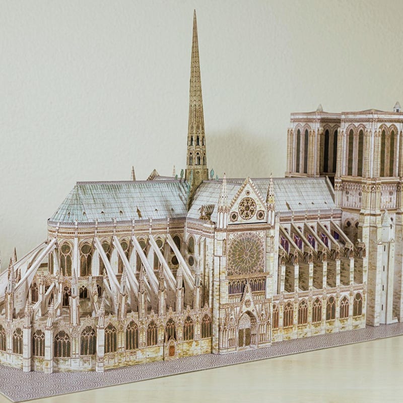 Notre Dame 3d - Etsy