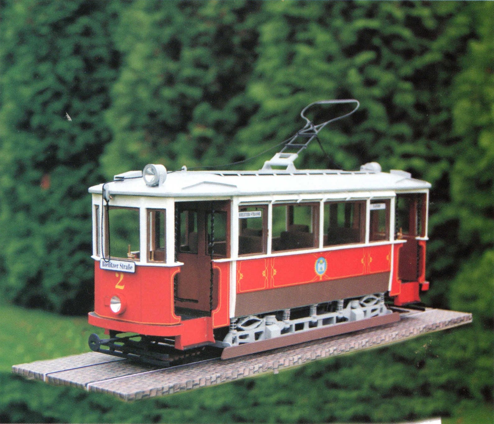 Papercraft Kit Streetcar Old School 3d Paper Model Crafting Kit PDF ...