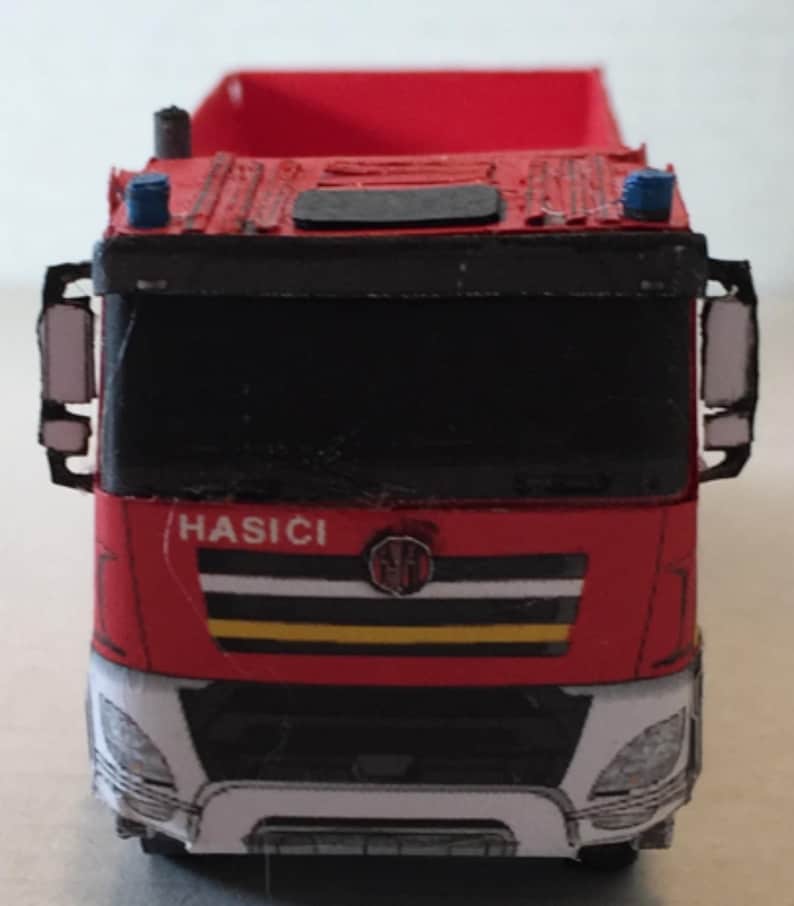 Papercraft Kit Dump Truck 3d Paper Model Crafting Kit PDF Plans to ...