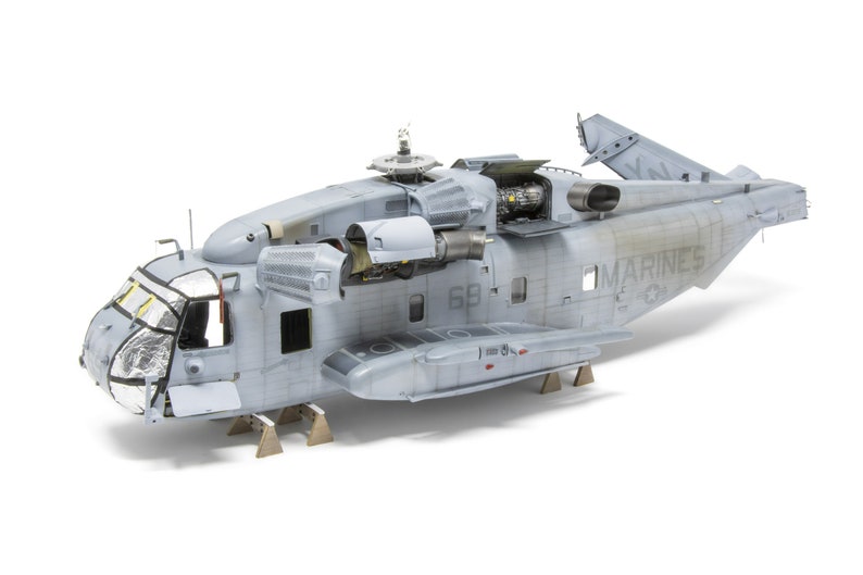 Papercraft Kit CH-53 Sea Stallion Helicopter 3d Paper Model Crafting ...