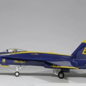 Papercraft Kit F/A-18 Superhornet Blue Angels Airplane Simple 3d Paper ...