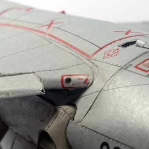 Papercraft Kit Harrier Jet 3d Paper Model Crafting Kit PDF Plans DIY ...