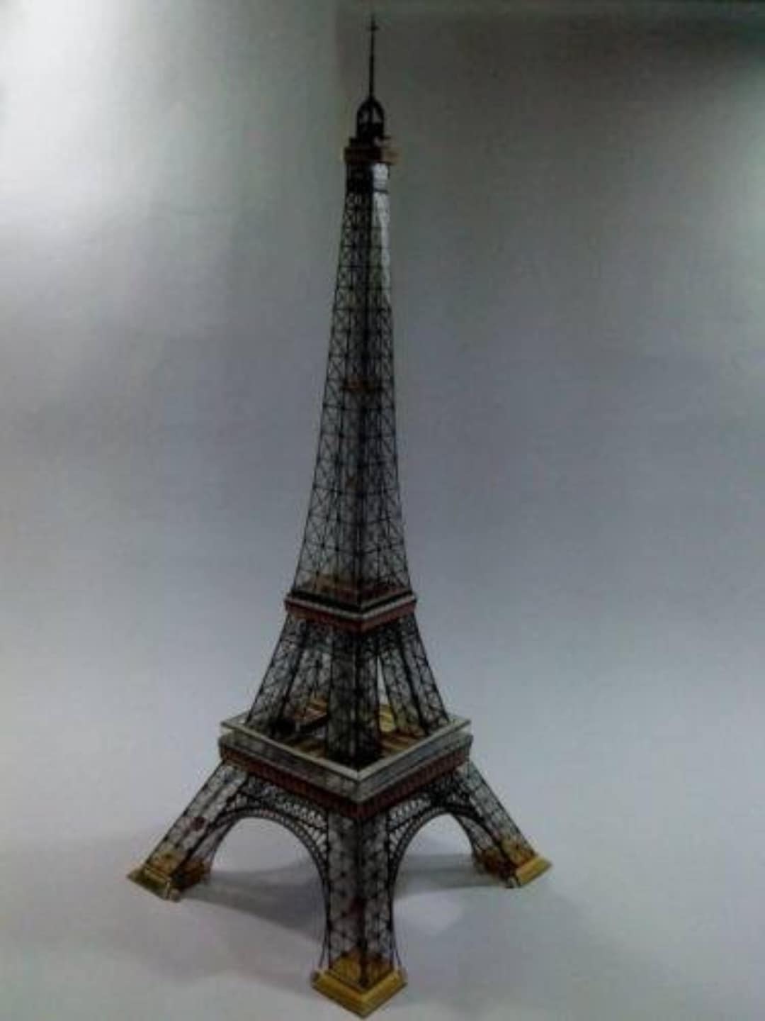 Eiffel Tower Paris France Papercraft Model PDF to Print on 8.5x11 ...