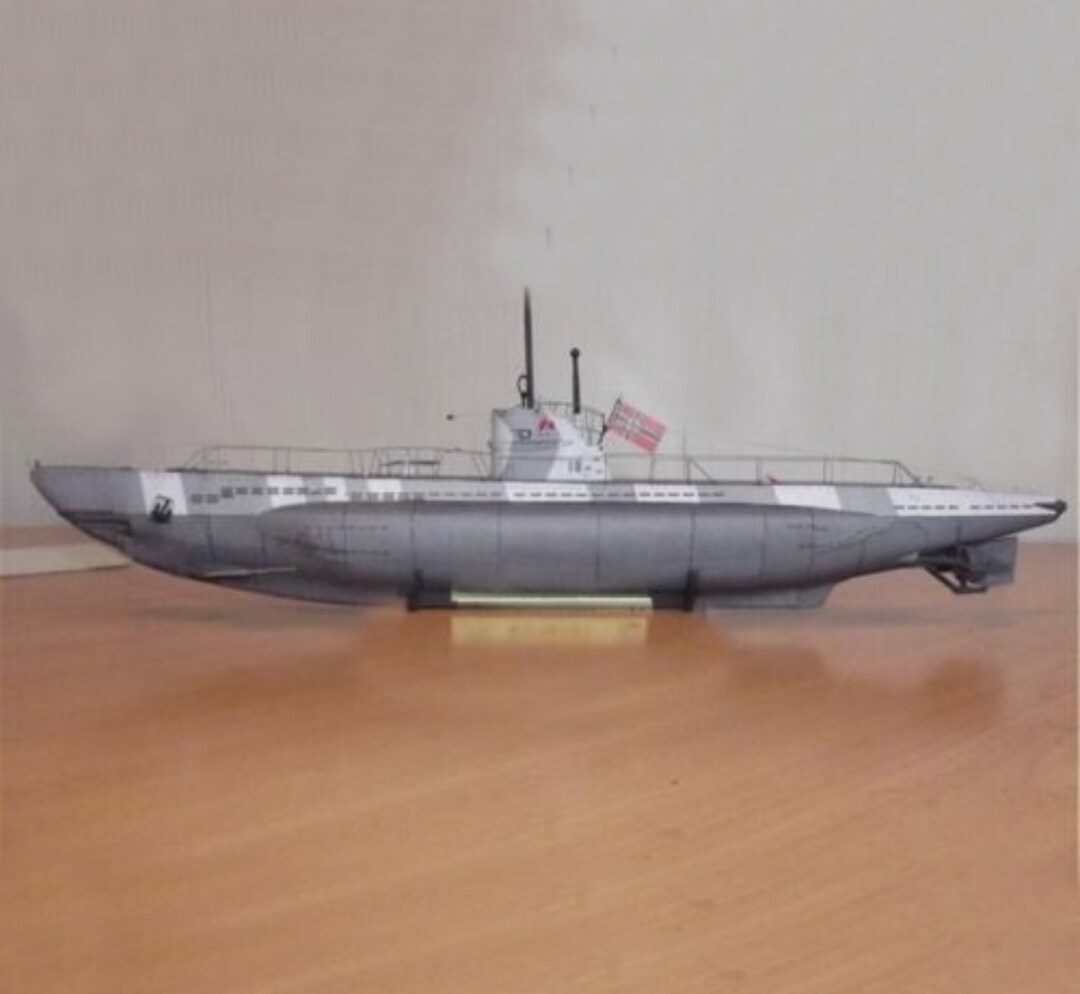 Papercraft Kit U-boat Submarine 3d Paper Model Crafting Kit PDF Plans ...