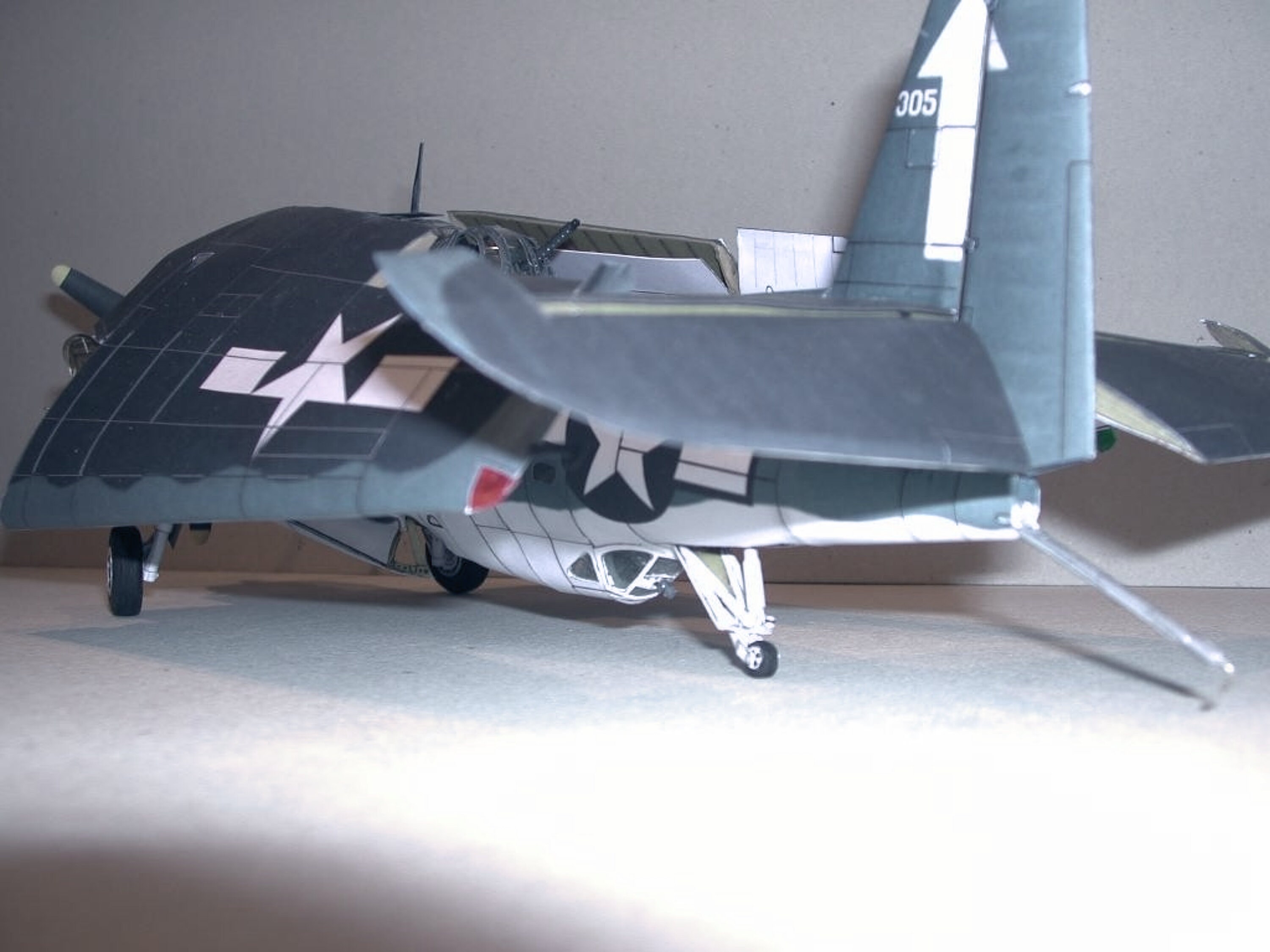 Papercraft Kit TBF Avenger Airplane 3d Paper Model Crafting Kit PDF ...