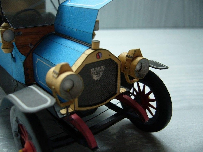 Papercraft Kit Roadster Car 3d Paper Model Crafting Kit PDF Plans to ...