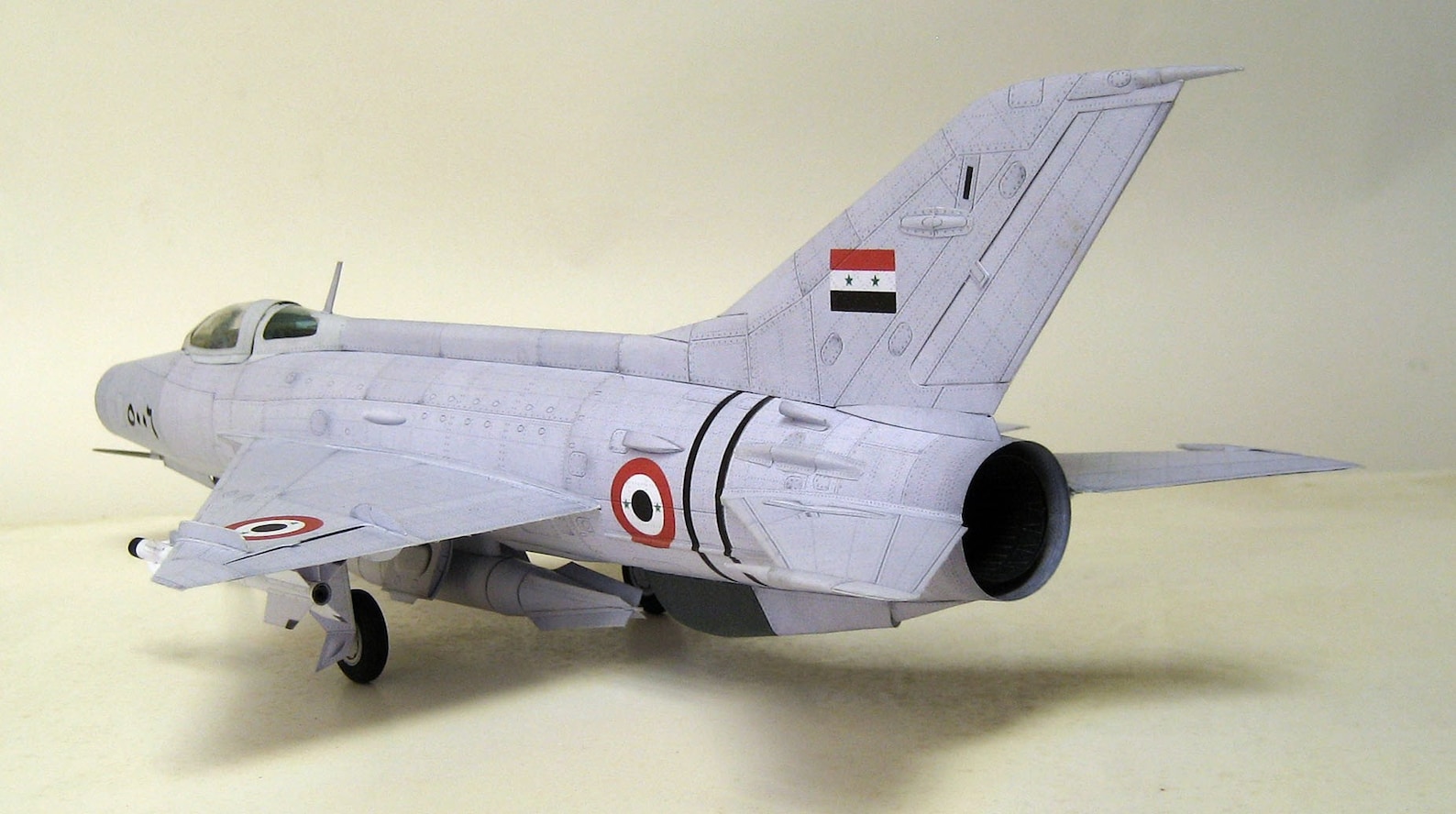 Papercraft Kit Mig-21 Airplane 3d Paper Model Crafting Kit PDF Plans to ...