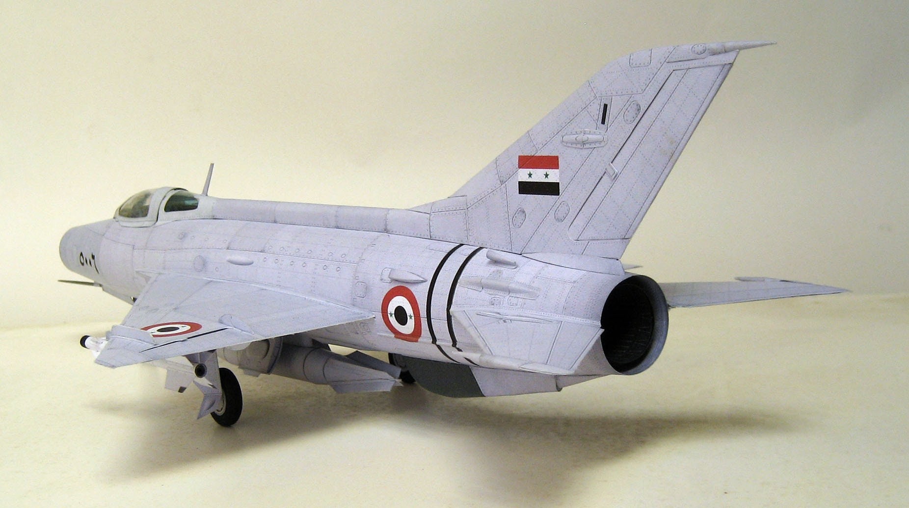 Papercraft Kit Mig-21 Airplane 3d Paper Model Crafting Kit PDF Plans to ...