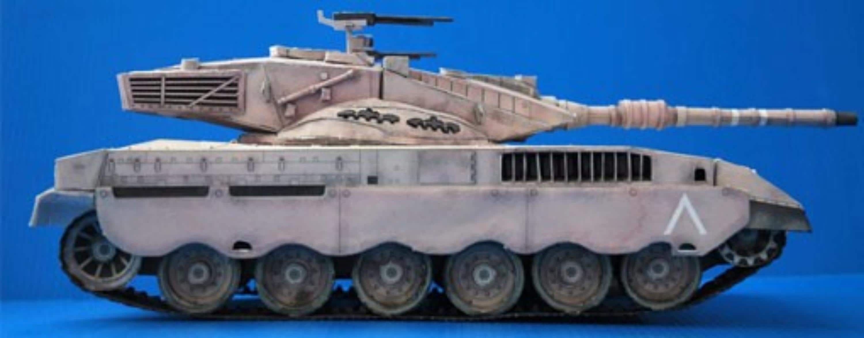 Papercraft Kit Merkava Tank 3d Paper Model Crafting Kit PDF Plans to ...
