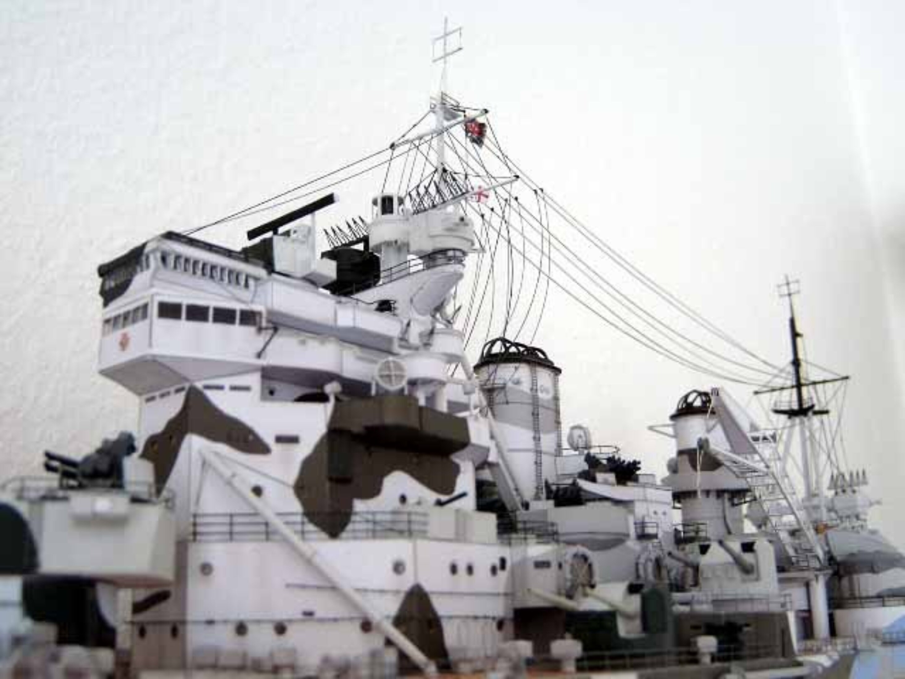 Papercraft Kit HMS Prince of Wales Battleship 3d Paper Model Crafting ...