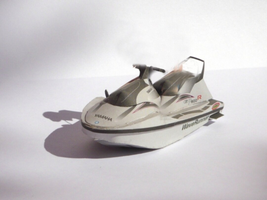 Papercraft Kit Water Scooter 3d Paper Model Crafting Kit PDF Plans to ...
