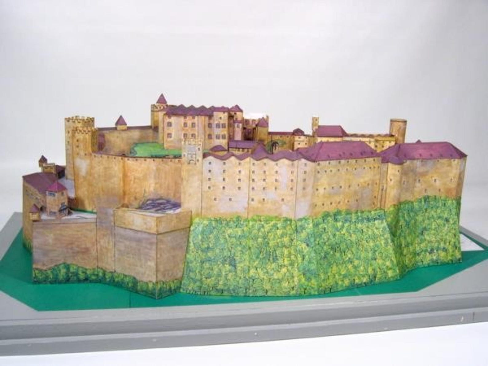 Papercraft Kit Hohensalzburg Fortress 3d Paper Model Crafting PDF Plans ...