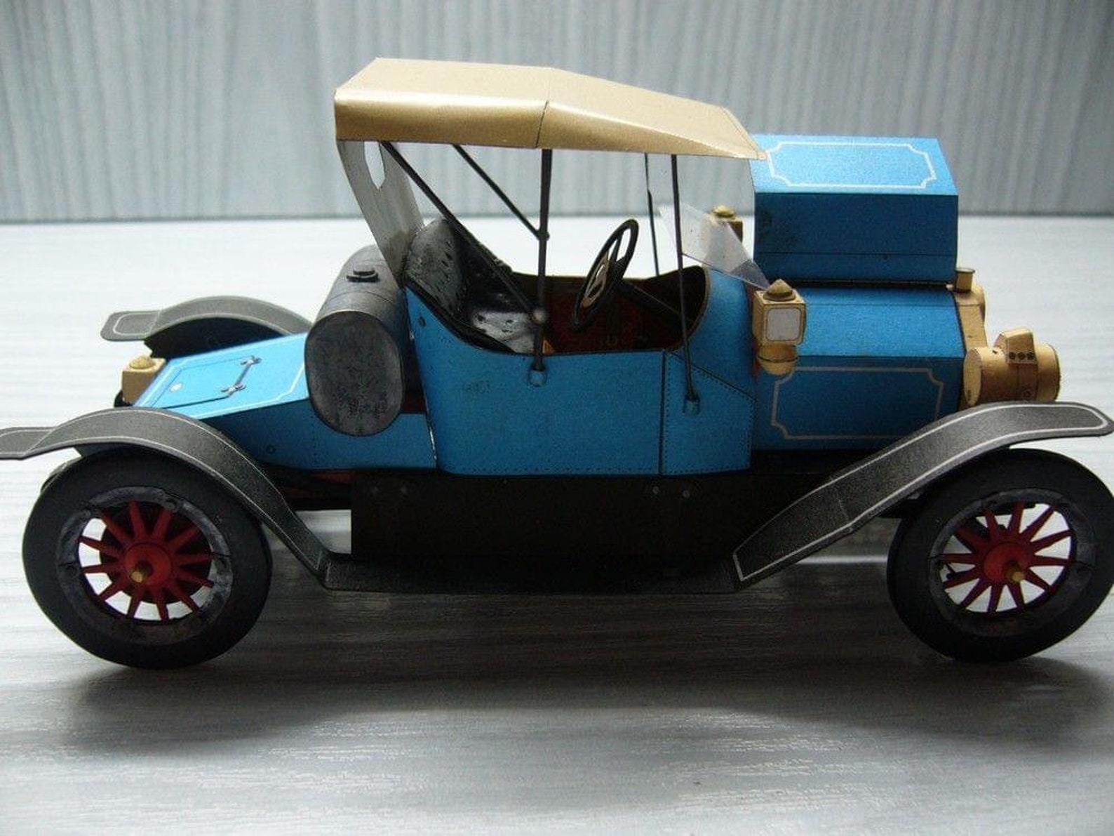 Papercraft Kit Roadster Car 3d Paper Model Crafting Kit PDF Plans to ...