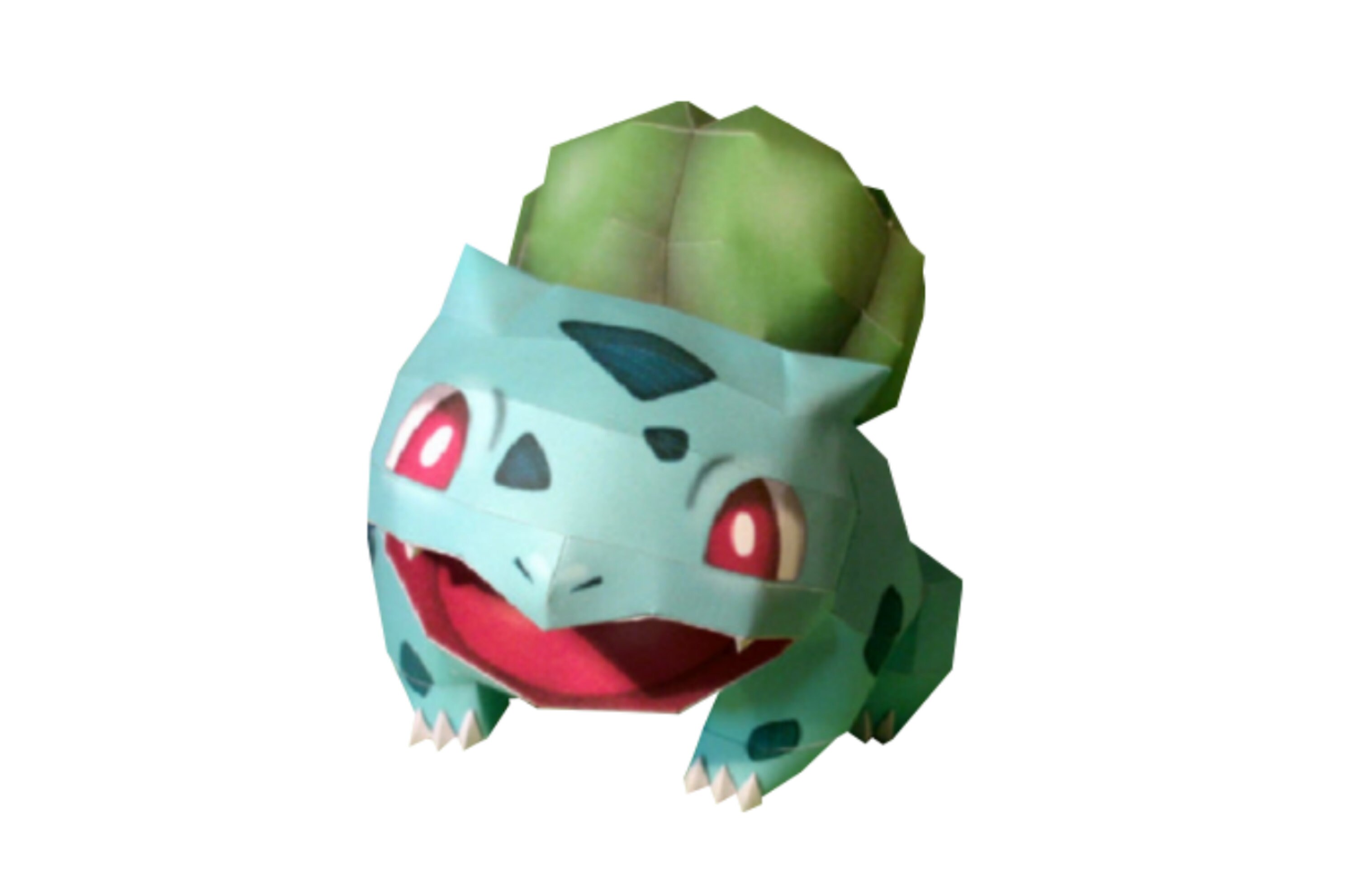 Papercraft Bulbasaur Pokemon 3d Paper Model Crafting Kit PDF Plans to ...