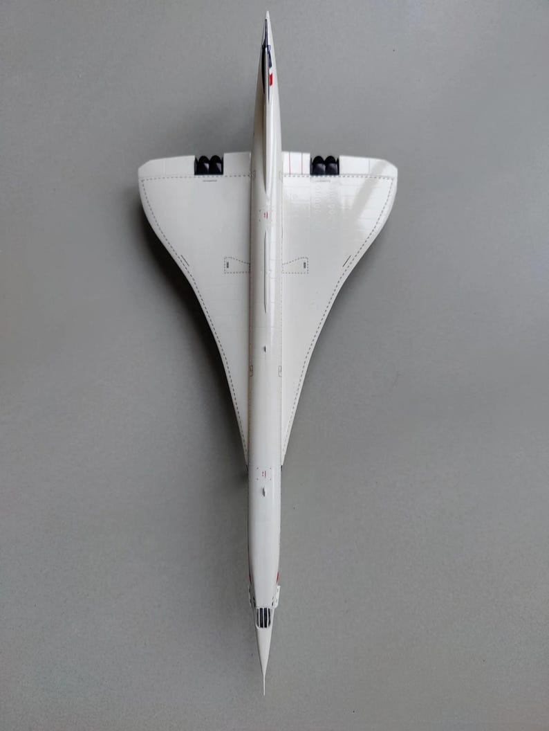 Papercraft Kit Concorde Airplane 3d Paper Model Crafting Kit PDF Plans ...