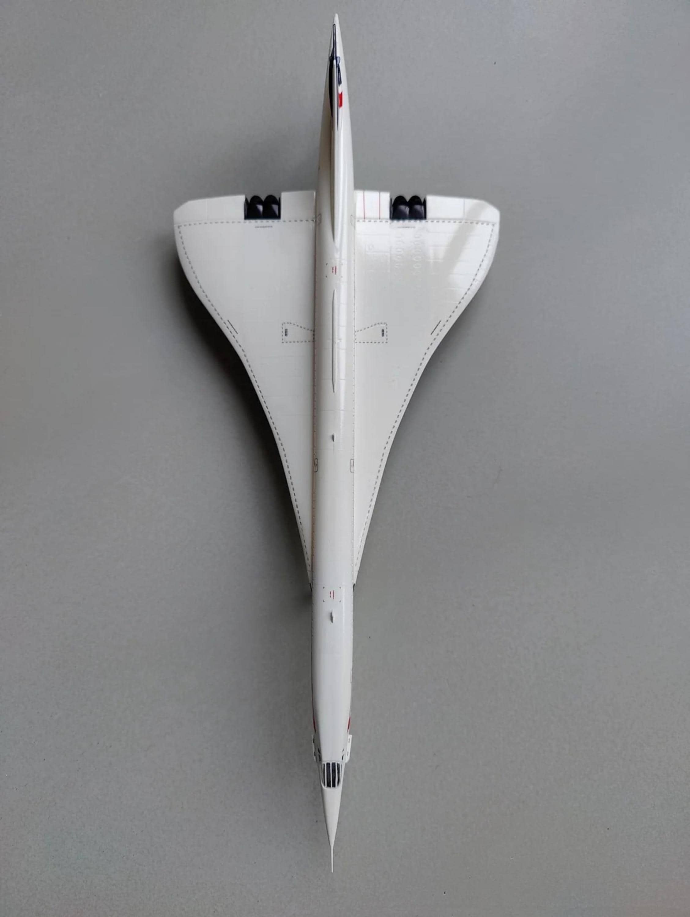 Papercraft Kit Concorde Airplane 3d Paper Model Crafting Kit PDF Plans ...