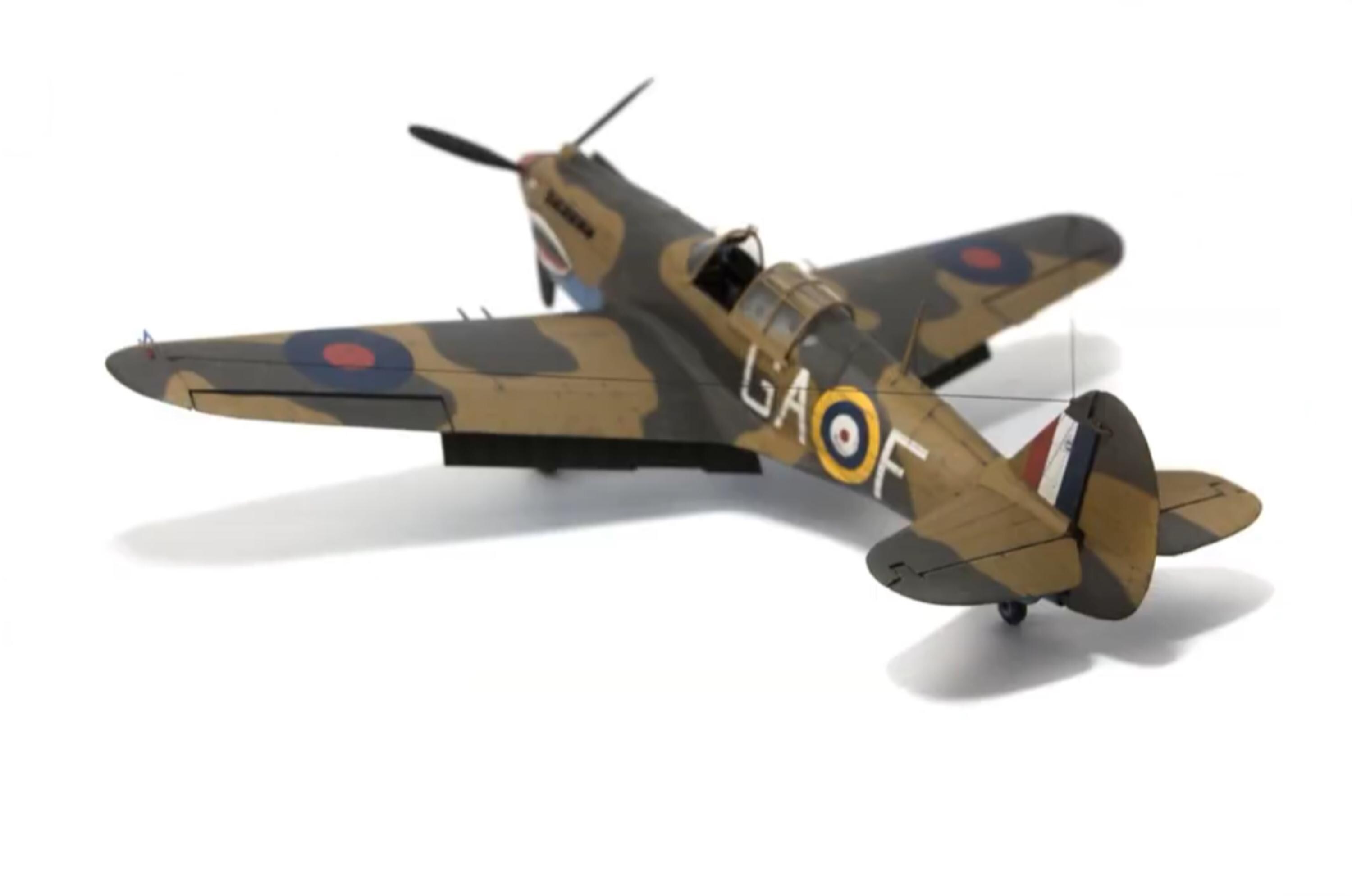 Papercraft Kit Curtiss P-40 Tomahawk Airplane 3d Paper Model Crafting ...