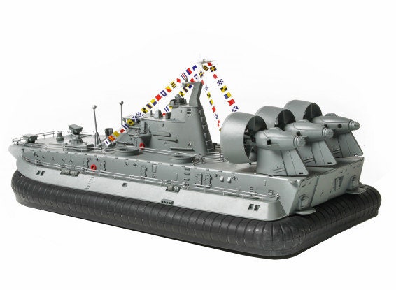 Papercraft Kit Hovercraft 3d Paper Model Crafting Kit PDF Plans to ...