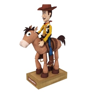 Papercraft Woody Jessie Bullseye Toy Story 3d Paper Model Crafting Kit ...