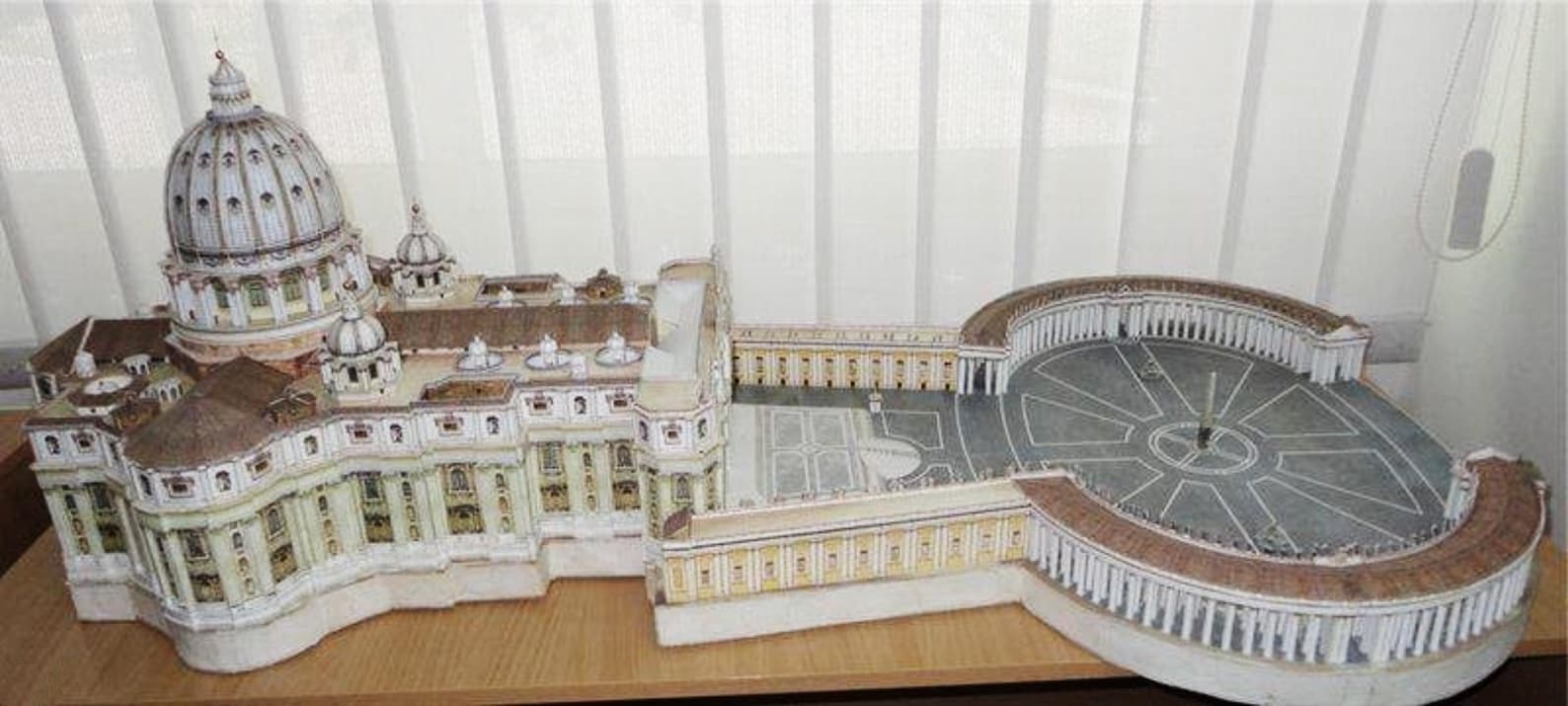 Papercraft Kit St. Peter's Basilica Vatican Simple 3d Paper Model ...