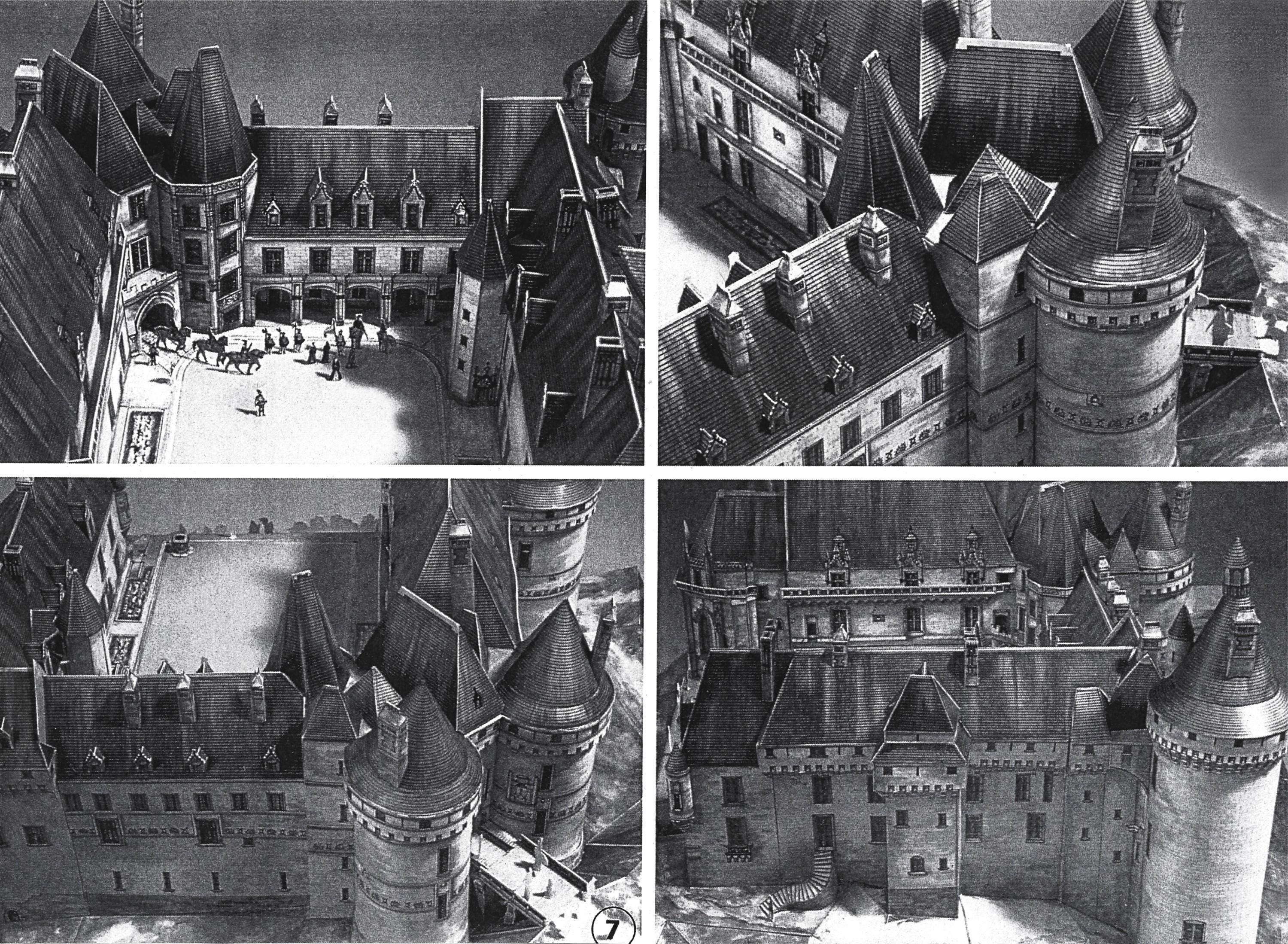 Papercraft Kit Chateau De Chaumont France 3d Paper Model Crafting PDF ...