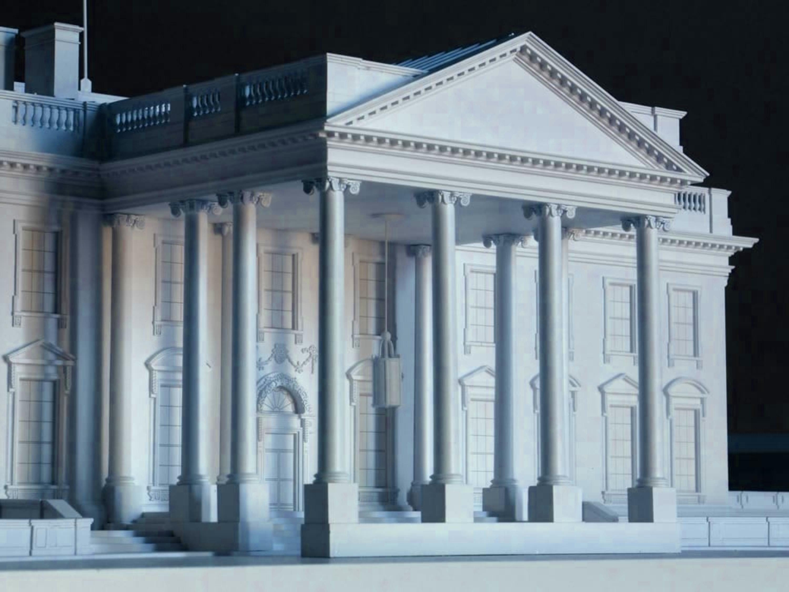 Papercraft Kit US White House 3d Paper Model Crafting Kit PDF Plans to ...