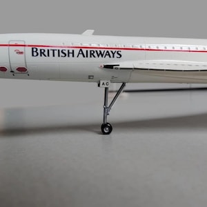 Papercraft Kit Concorde Airplane 3d Paper Model Crafting Kit PDF Plans ...