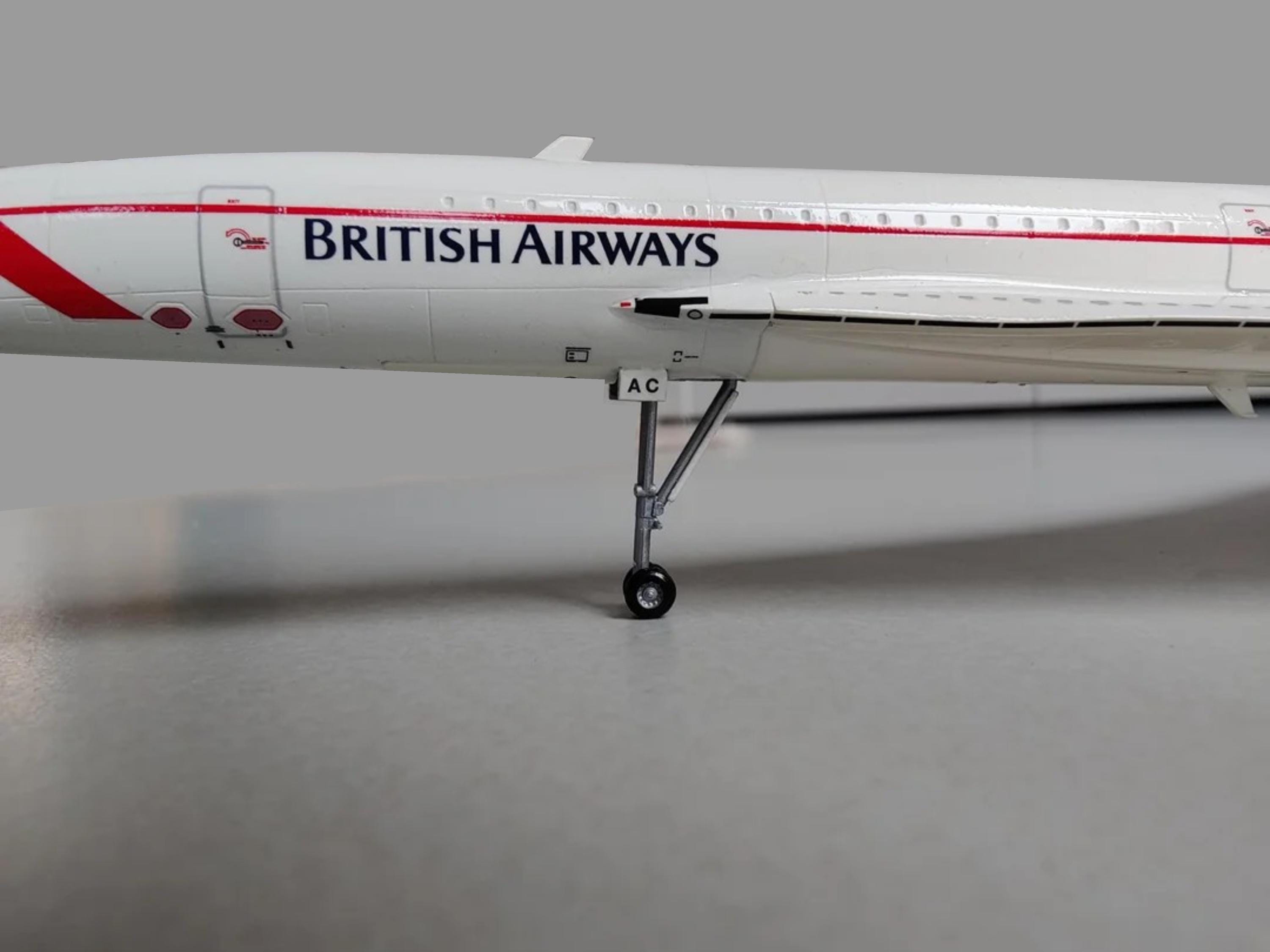 Papercraft Kit Concorde Airplane 3d Paper Model Crafting Kit PDF Plans ...