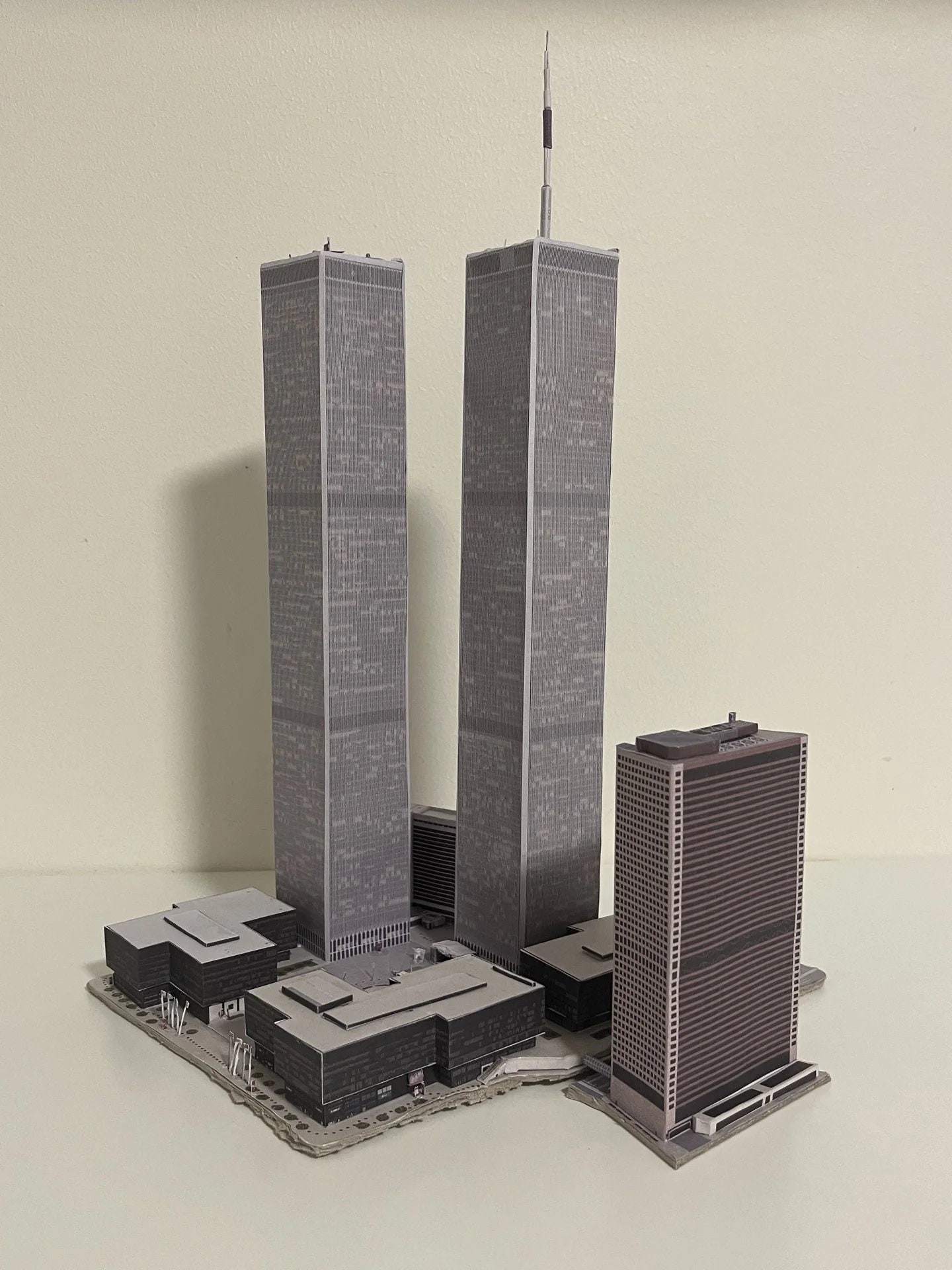 Papercraft Kit World Trade Center 3d Paper Model Crafting Kit PDF Plans ...