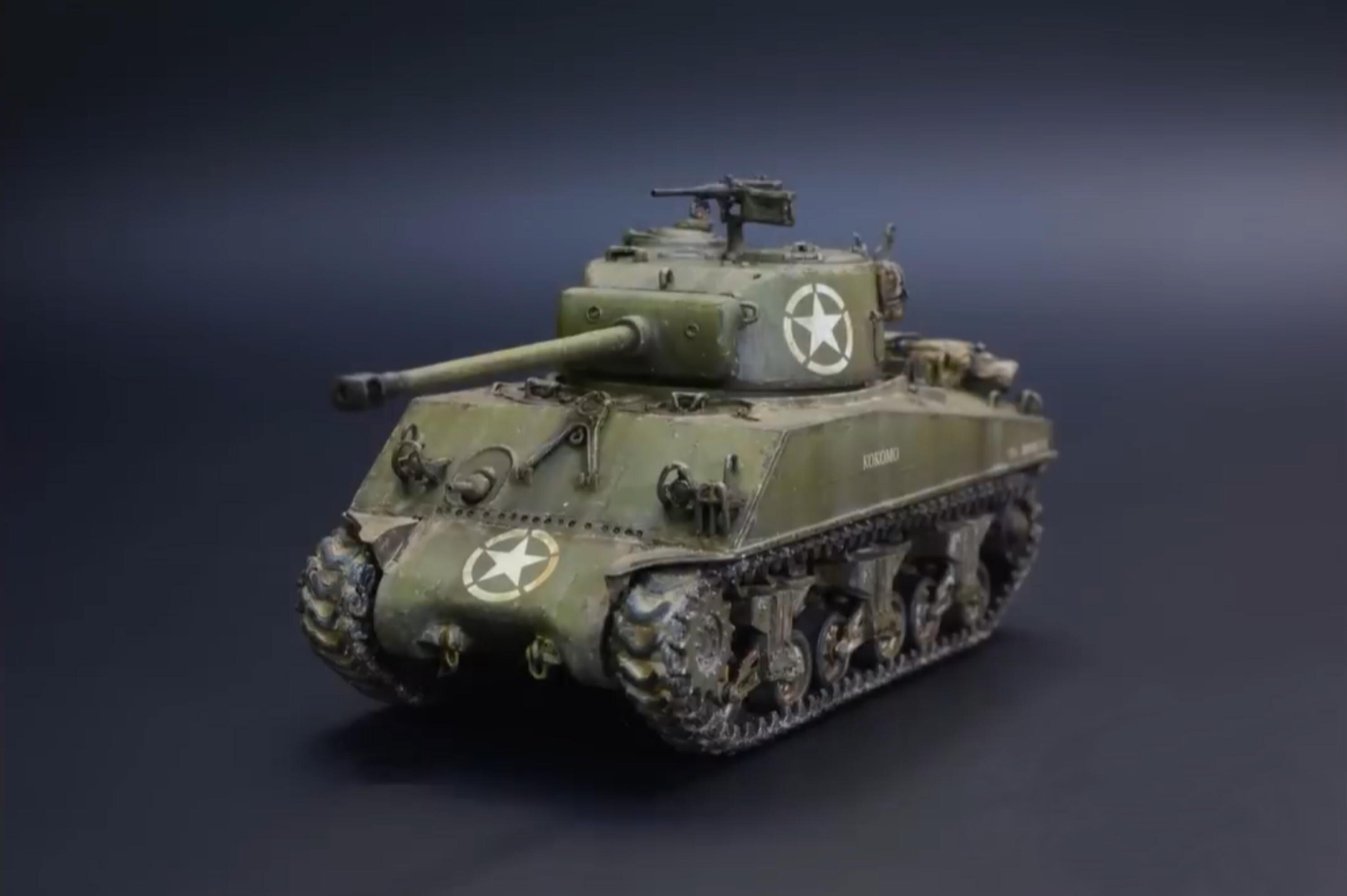 Papercraft Kit Sherman Tank 3d Paper Model Crafting Kit PDF Plans to ...