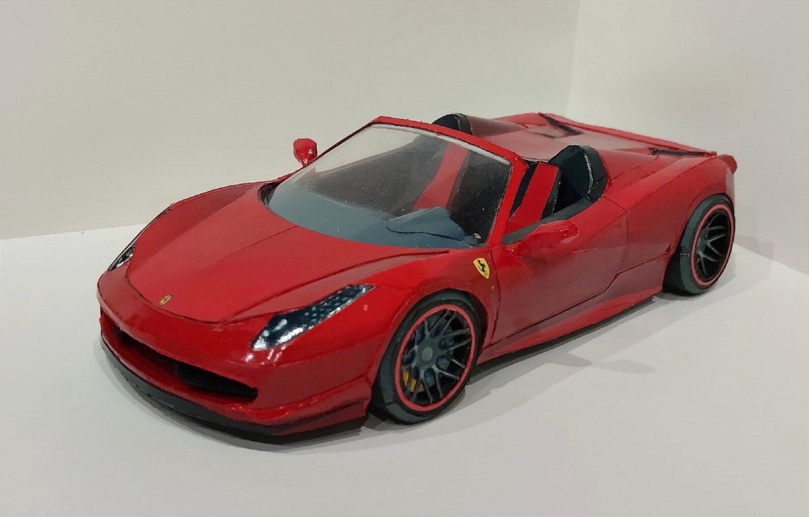 Papercraft Kit Ferrari 458 Italia Car 3d Paper Model Crafting Kit PDF ...