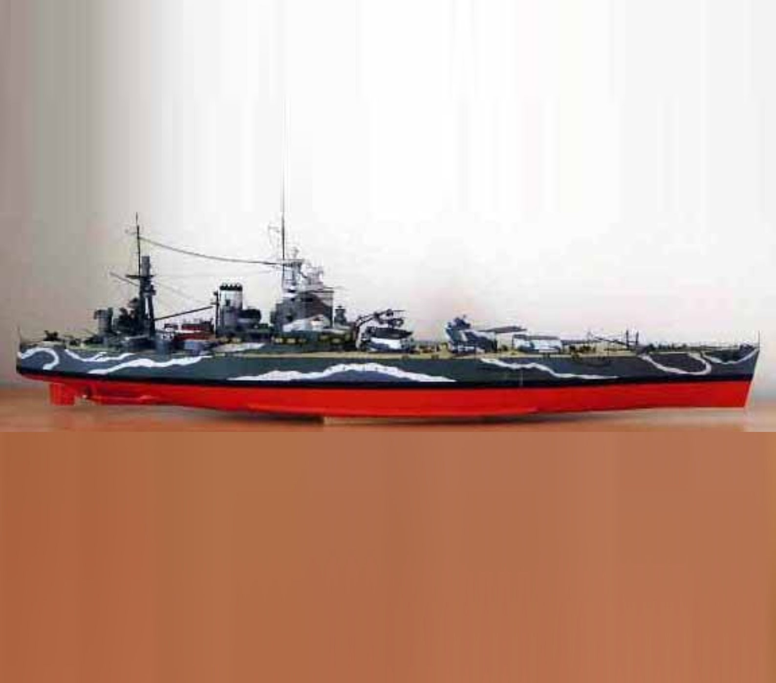 Papercraft Kit HMS Rodney Battleship 3d Paper Model Crafting Kit PDF ...