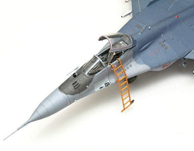Papercraft Kit Mig-29 Fulcrum Airplane 3d Paper Model Crafting Kit PDF ...