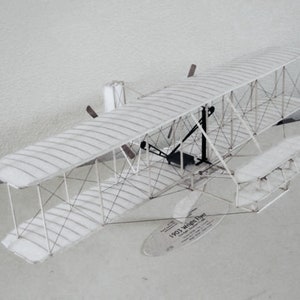 Papercraft Kit Wright Brothers Flyer 1 Airplane 3d Paper Model Crafting ...