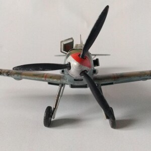 Papercraft Kit Messerschmitt Bf-109 Airplane 3d Paper Model Crafting ...