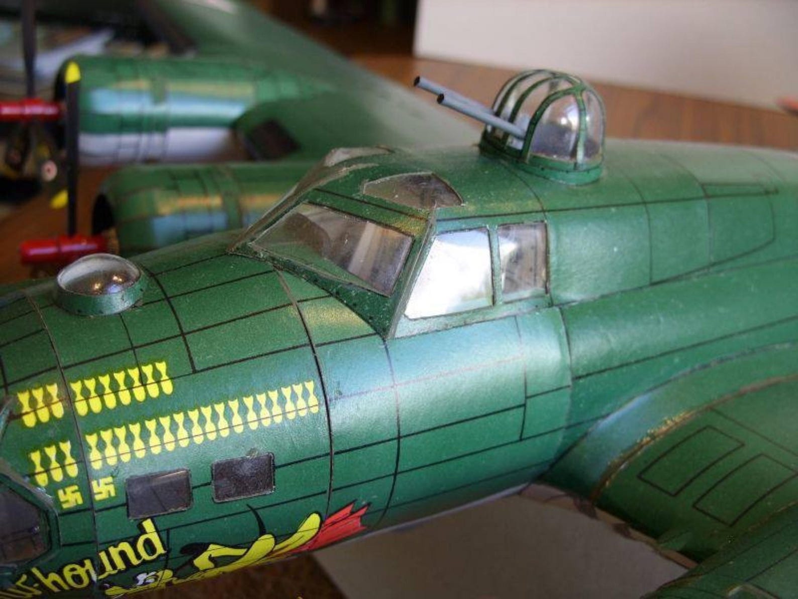 Papercraft Kit Boeing B-17G Airplane 3d Paper Model Crafting Kit PDF ...