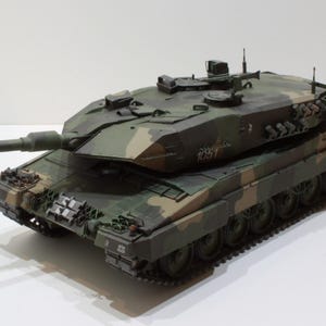 Papercraft Kit Leopard 2A5 Tank 3d Paper Model Crafting Kit PDF Plans ...