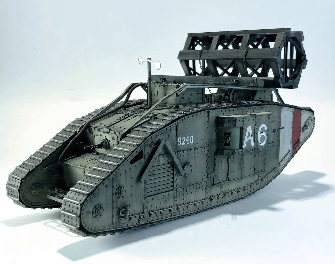 Papercraft Kit Mark IV British WWI Tank 3d Paper Model Crafting Kit PDF ...