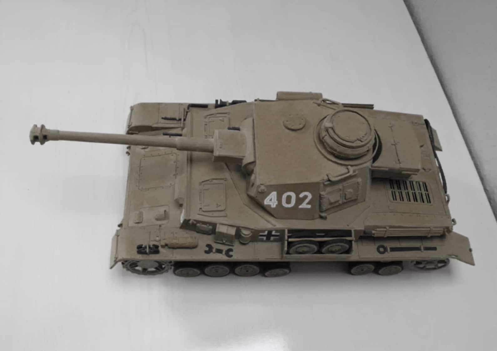 Papercraft Kit Panzer IV Tank 3d Paper Model Crafting Kit PDF Plans to ...