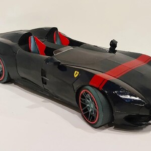 Papercraft Kit Ferrari F40 Car 3d Paper Model Crafting Kit PDF Plans to ...