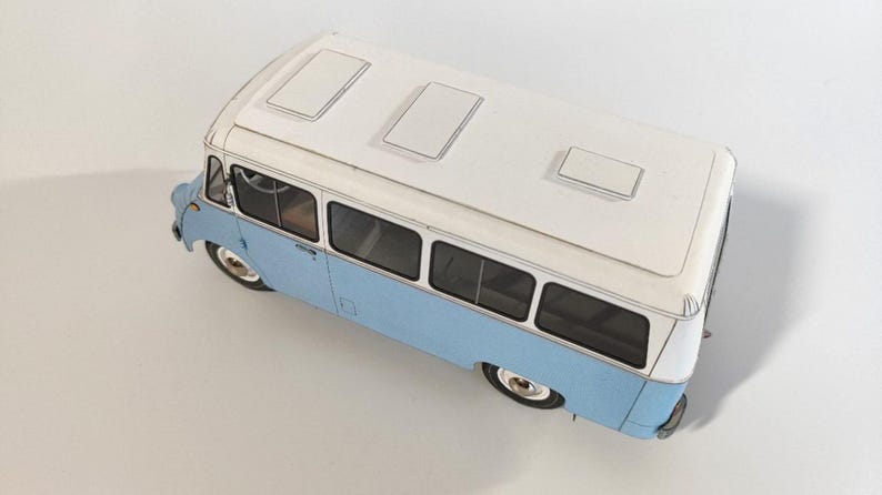 Papercraft Kit Nysa ZSD Polish Van 3d Paper Model Crafting PDF Plans ...