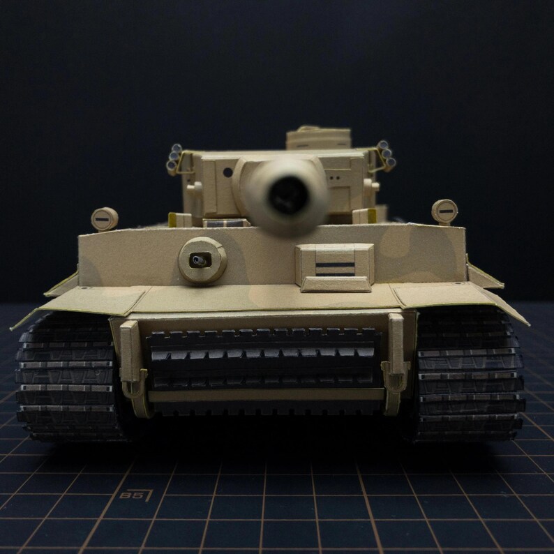 Papercraft Kit Tiger I Tank 3d Paper Model Crafting Kit PDF Plans to ...