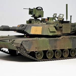 Papercraft Kit M1A2 Abrams Tank 3d Paper Model Crafting Kit PDF Plans ...