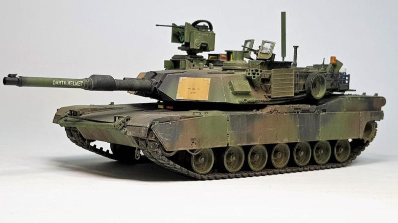 Papercraft Kit M1A2 Abrams Tank 3d Paper Model Crafting Kit PDF Plans ...