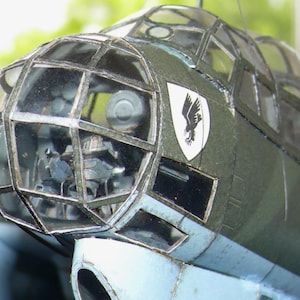 Papercraft Kit Ju-88 Junkers Airplane 3d Paper Model Crafting Kit PDF ...