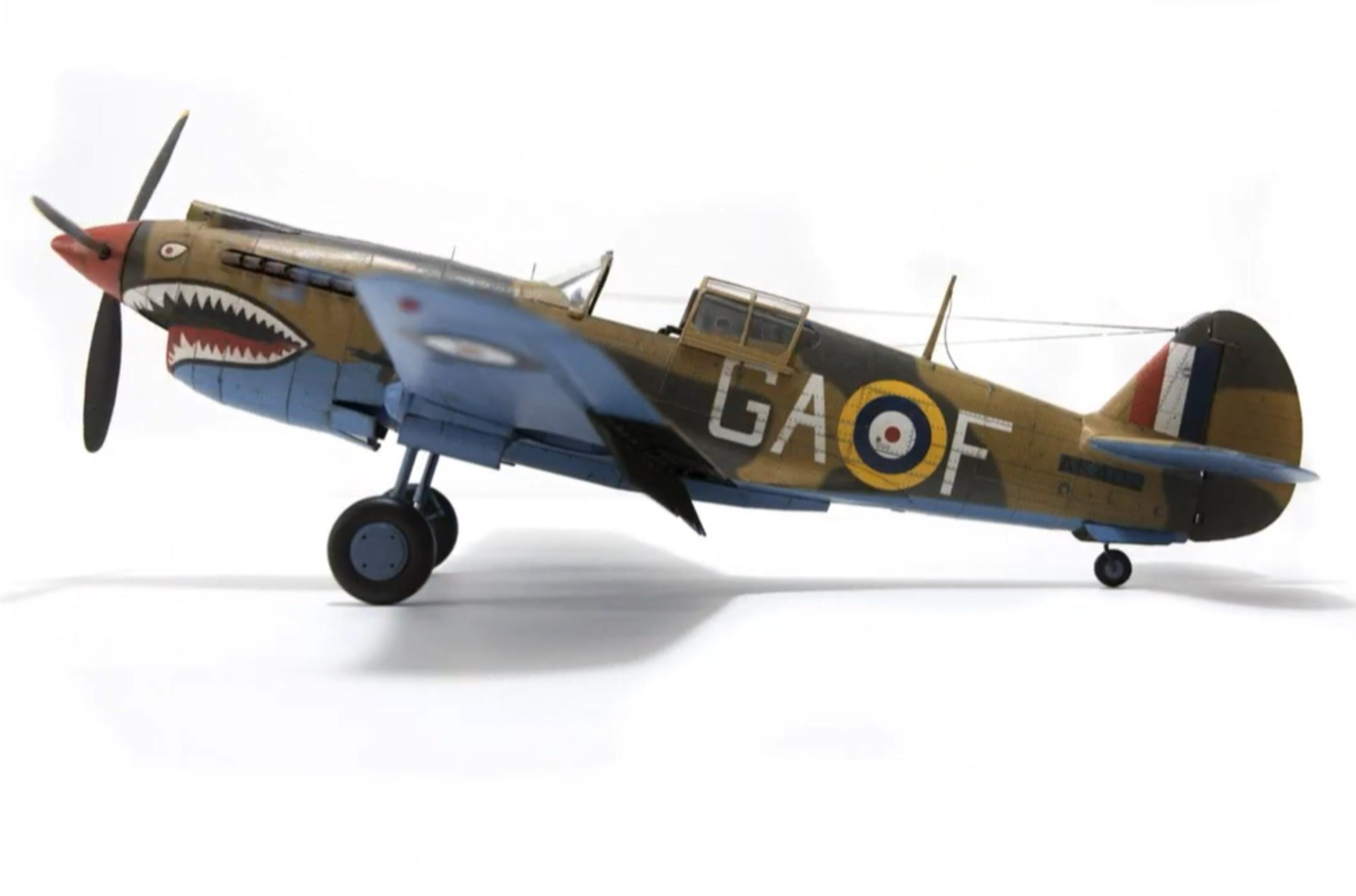 Papercraft Kit Curtiss P-40 Tomahawk Airplane 3d Paper Model Crafting ...