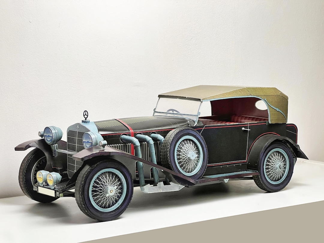 Papercraft Kit Mercedes Sportwagon S 26 Car 3d Paper Model Crafting Kit ...