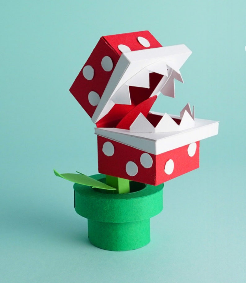 Papercraft Venus Fly Trap Plant 3d Paper Model Crafting Kit PDF Plans ...