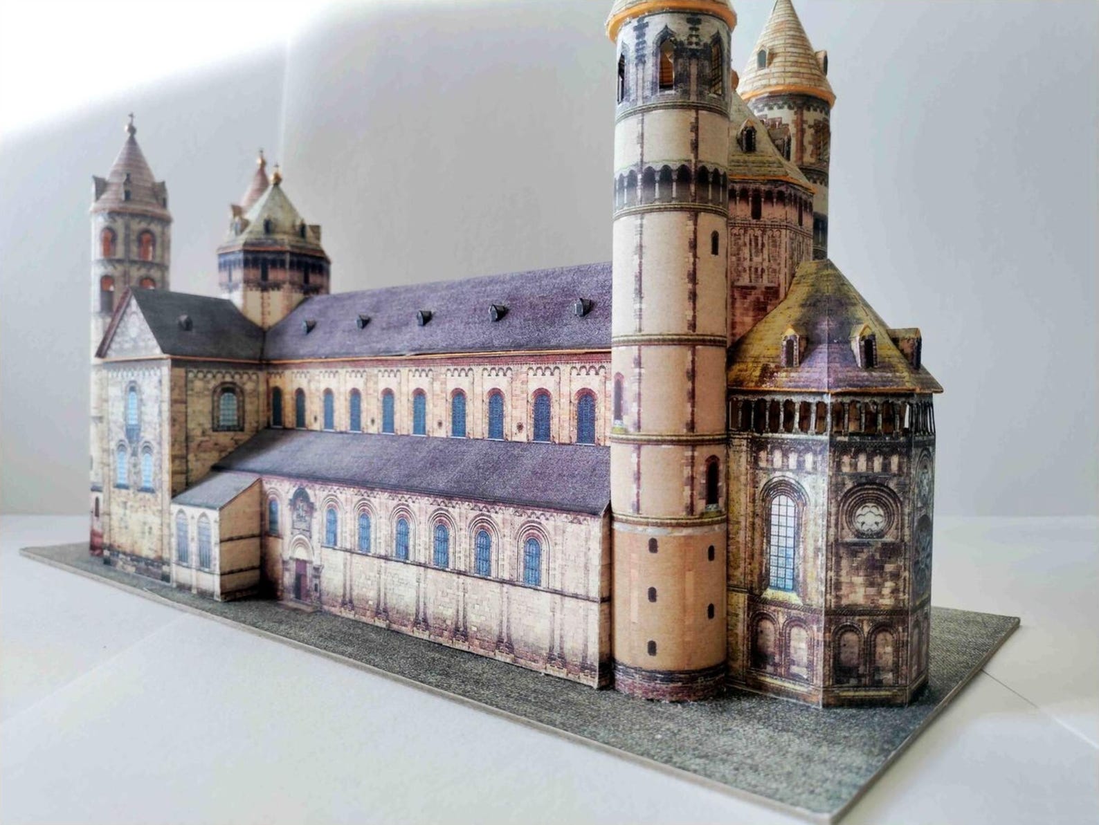 Papercraft Kit Worms Cathedral 3d Paper Model Crafting Kit PDF Plans ...